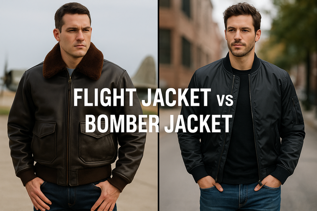 Flight Jacket vs Bomber Jacket: Key Differences, Style & History | NYC ...