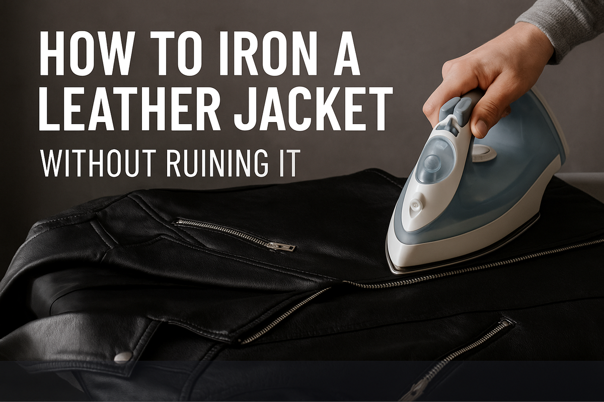 How to Iron a Leather Jacket Safely at Home – NYC Leather Jackets