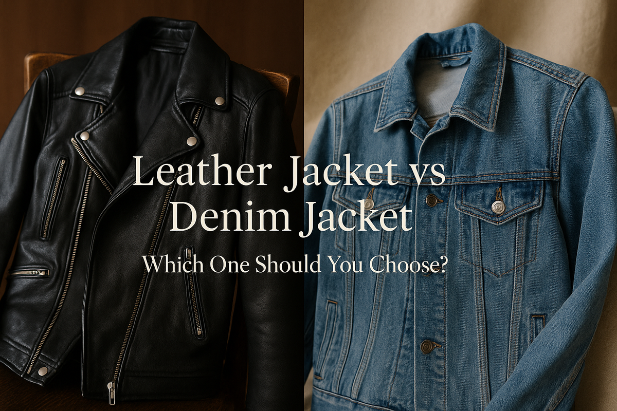 Leather Jacket vs Denim Jacket: Key Differences in Style, Material ...