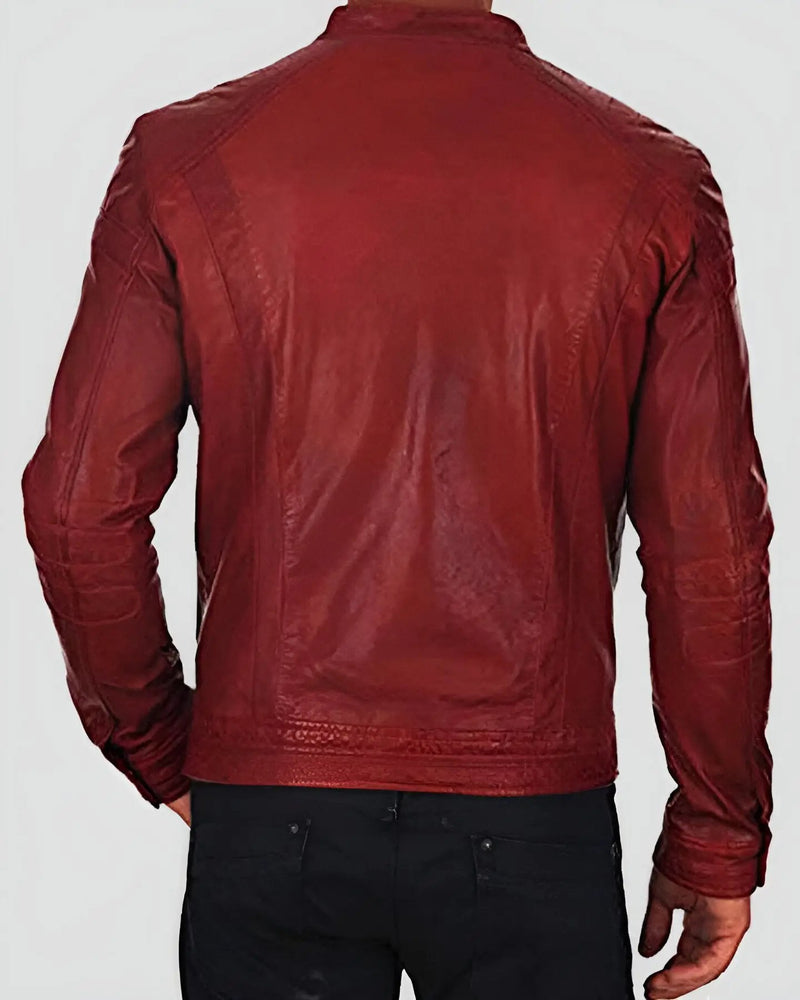 Men's Red Leather Jackets - Buy Real (Genuine) Red Leather Jackets for ...